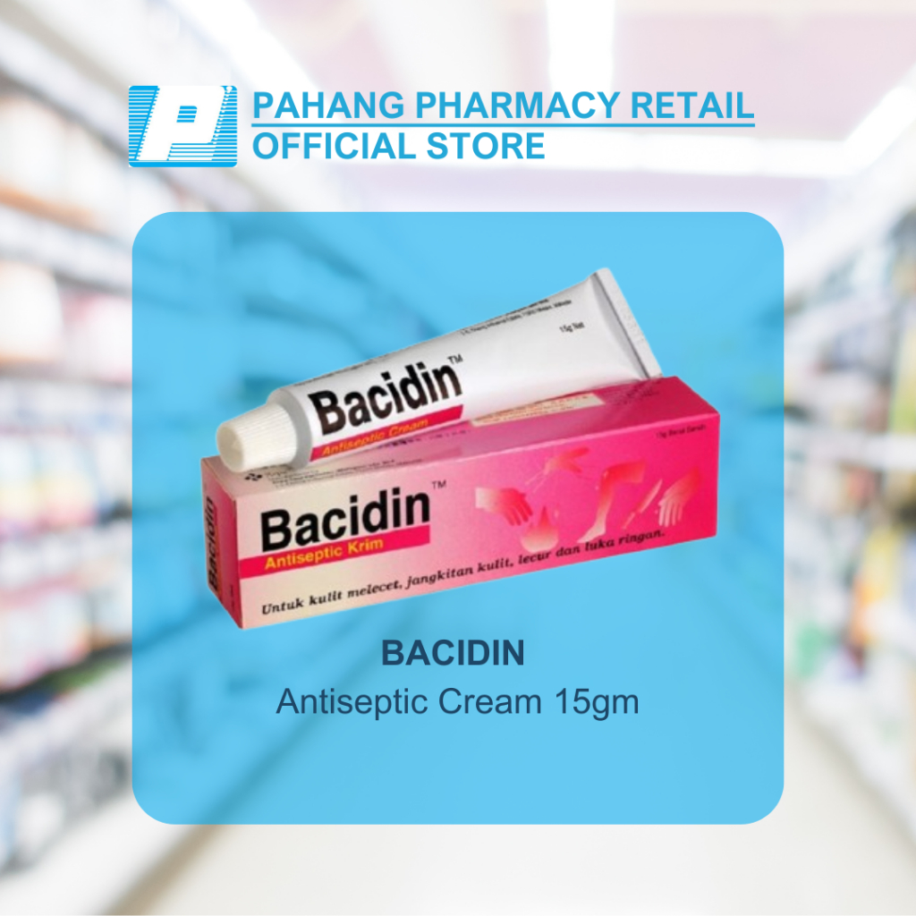 BACIDIN Antiseptic Cream 15gm | Shopee Malaysia