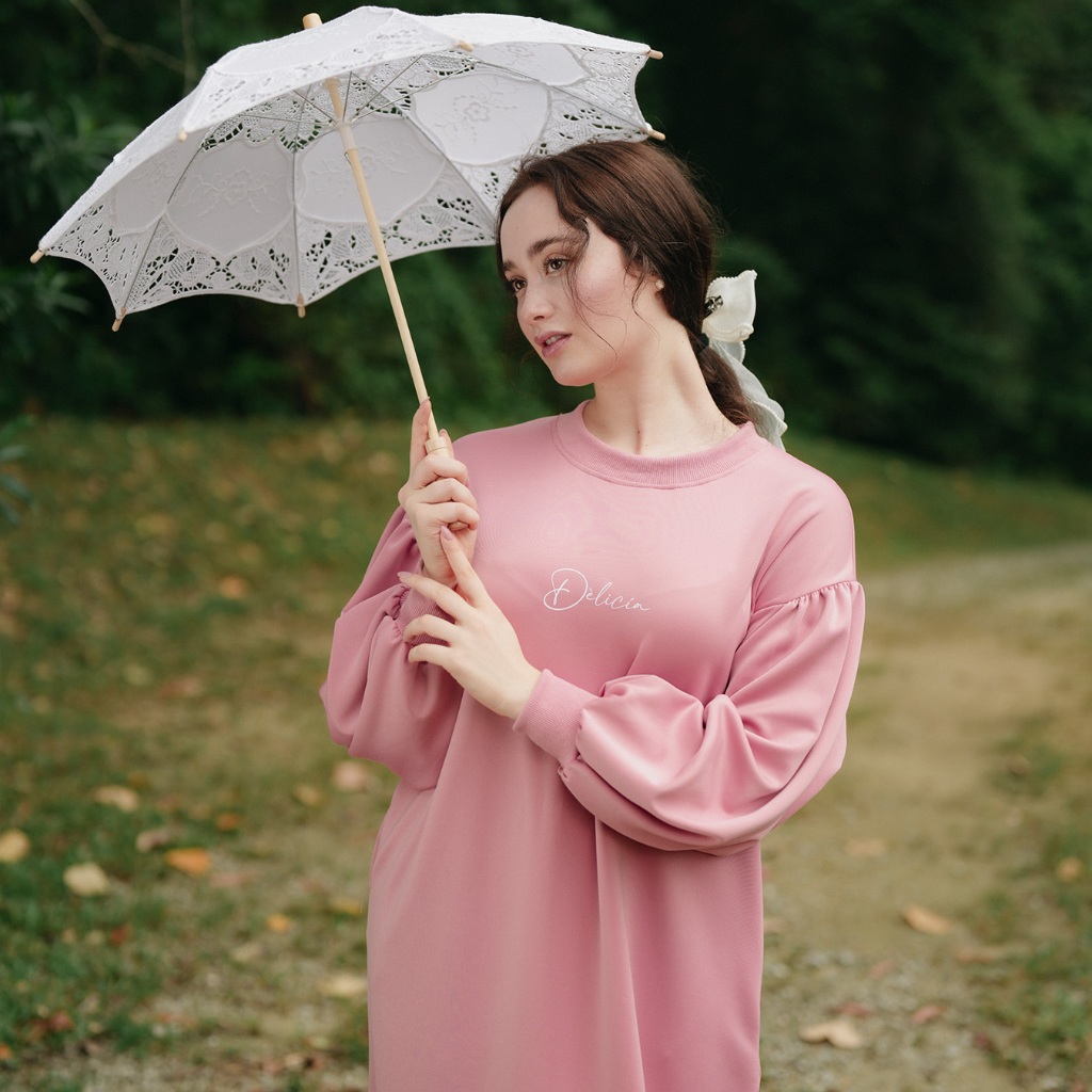 DÈLICÍA Puffy Lazy Dress (Techweave Fabric) | Shopee Malaysia