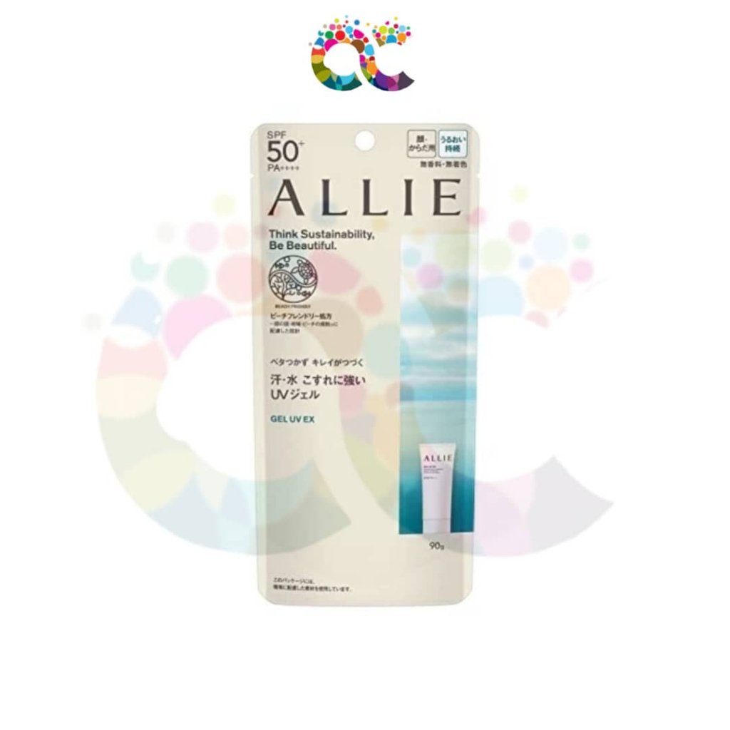 Allie Chrono Beauty Gel UV EX SPF50 /PA 90g (Unscented)( face & body) | Shopee Malaysia