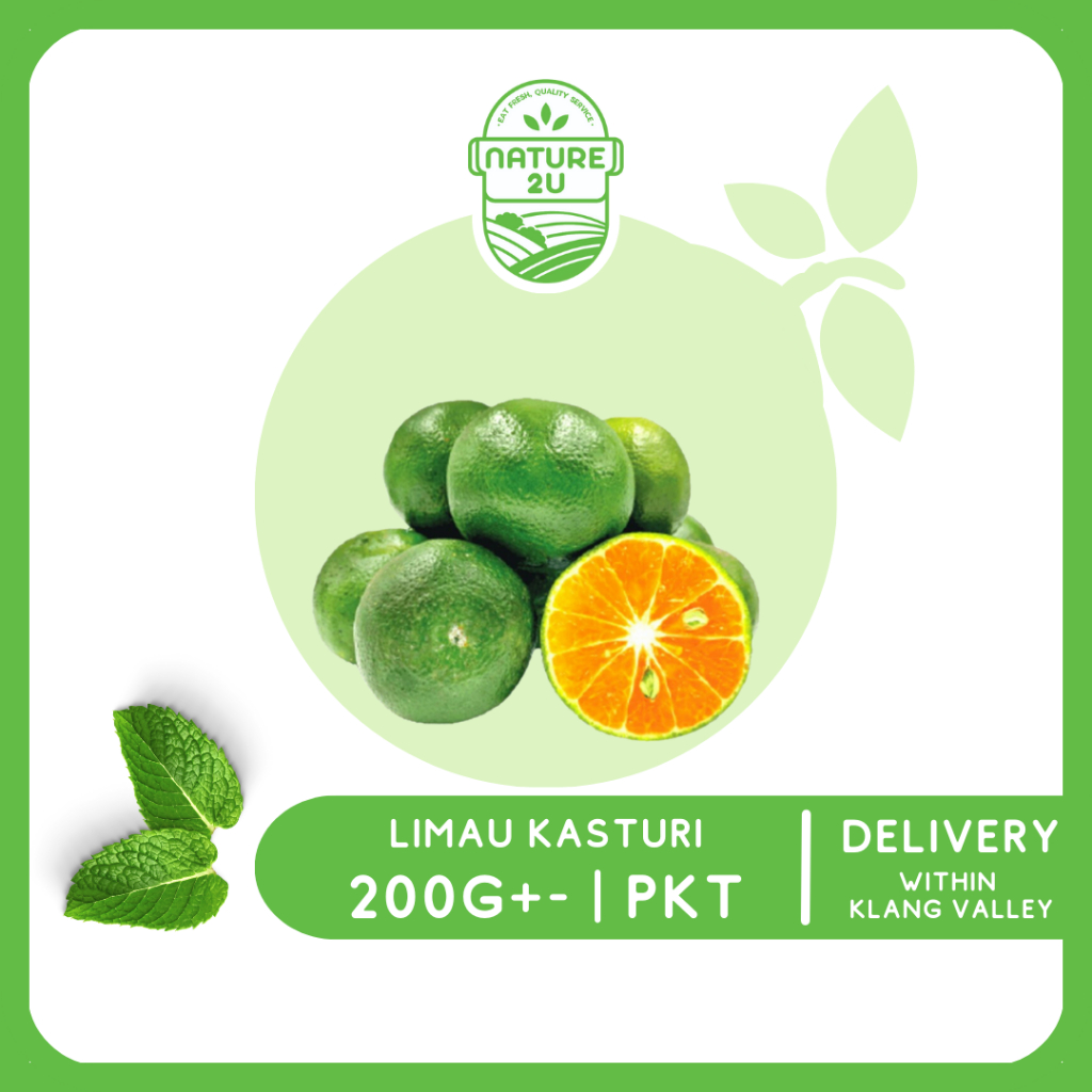 Nature2U Fresh Fruit - Lime / Limau Kasturi / 桔子 (200G+- | PKT ...