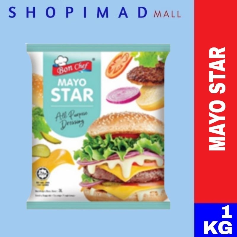 [1KG] BON CHEF MAYO STAR | SALAD DRESSING | MAYONIS | MAYONNAISE ...