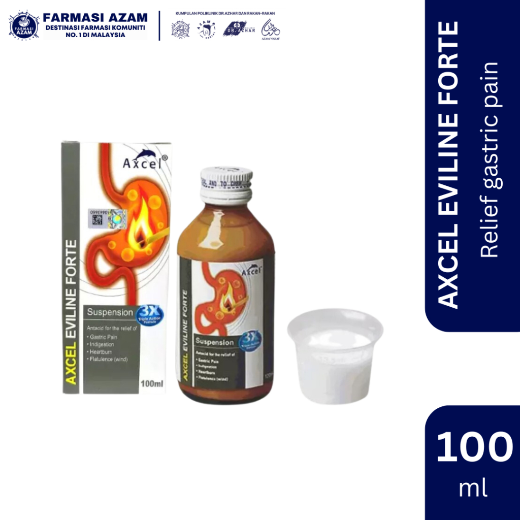 AXCEL EVILINE FORTE SUSPENSION 100ML (EXP 10/25) | Shopee Malaysia