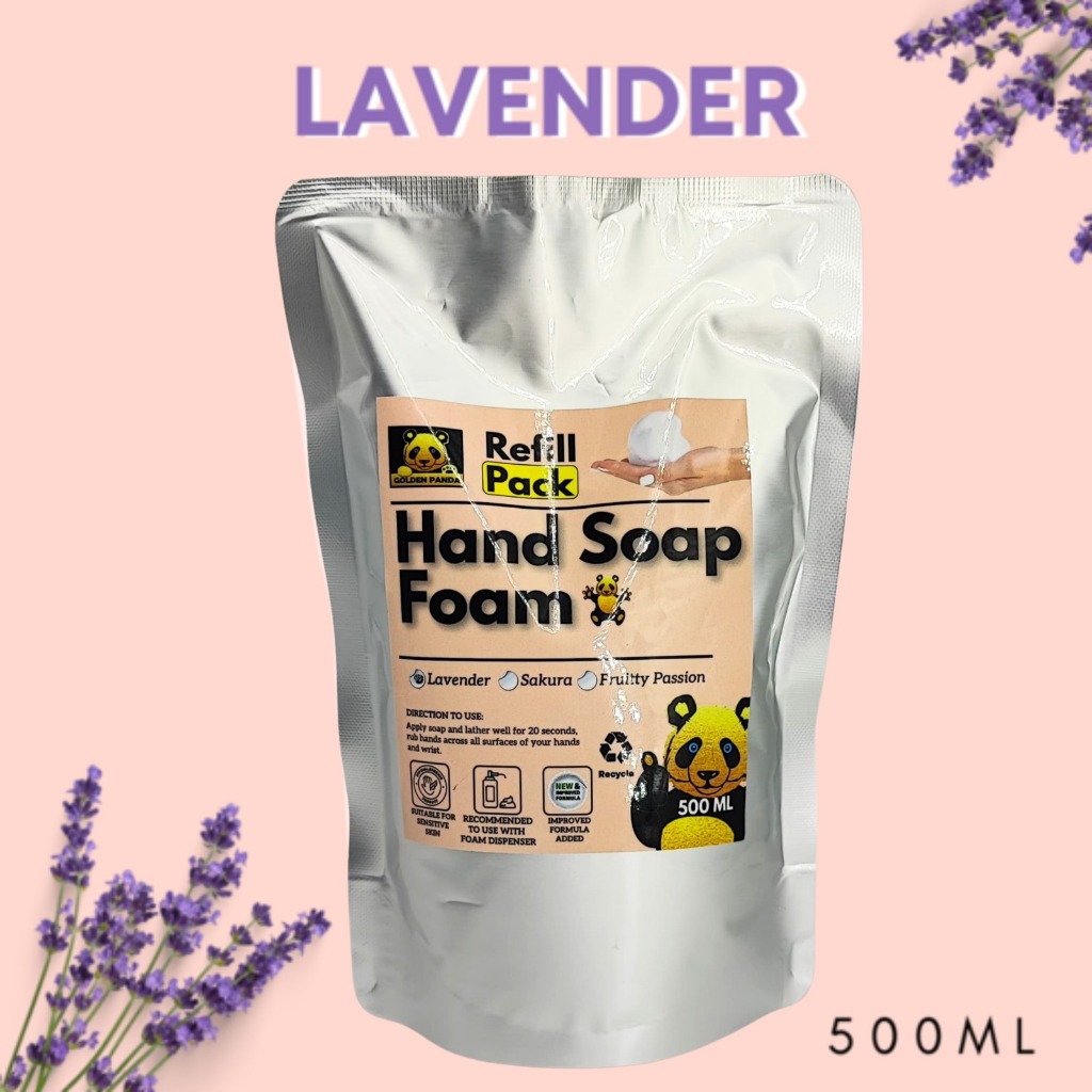 [REFILL PACK] Hand Soap Foam Antibacterial Refill Pack Golden Panda ...