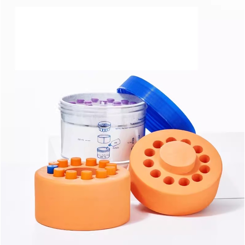 Cell freezing container for cryotube cryogenic vial cryovial cryobox ...
