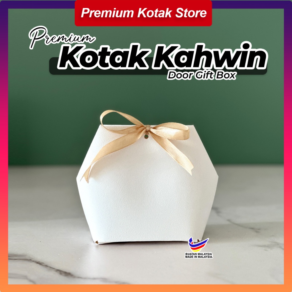 YJL 50pcs Kotak Cenderahati Elegan 50pcs Kotak Kahwin, Wedding Doorgift ...