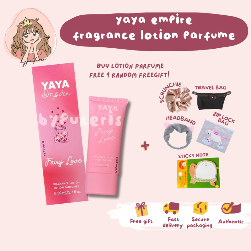 FAIRY LOVE LOTION PARFUME BY YAYA EMPIRE 💯 ORIGINAL READYSTOCK | Shopee ...
