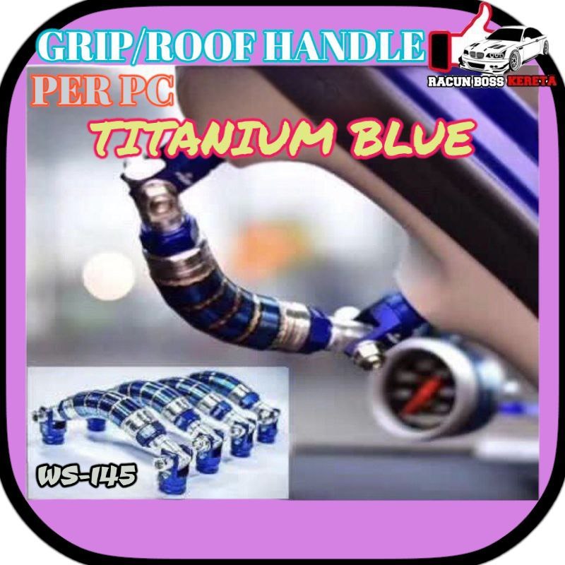1pc TITANIUM HANDLE BAR Universal Grip Roof Door Handle for car SUV ...