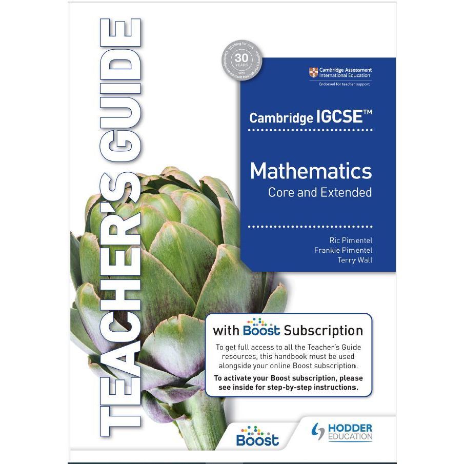 Cambridge IGCSE Core and Extended Mathematics Teacher's Guide | Shopee ...