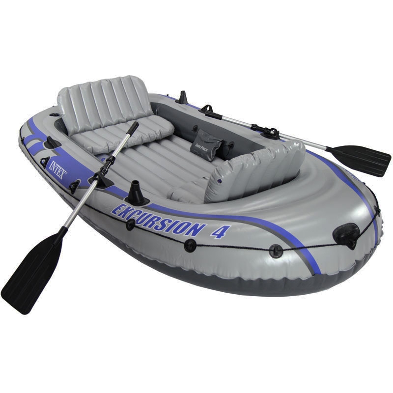 (Clearance) INTEX Excursion 4/5 Boat Set | Shopee Malaysia