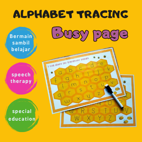 M9(A) – Alphabet Letter Tracing Sheet / ABC Tracing / Handwriting ...