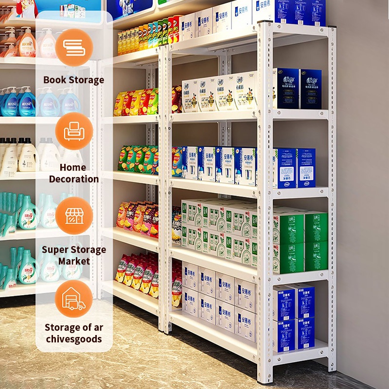 Adjustable RACK Boltless Rack 3/4/5 Tier Metal Boltless Rack Home ...