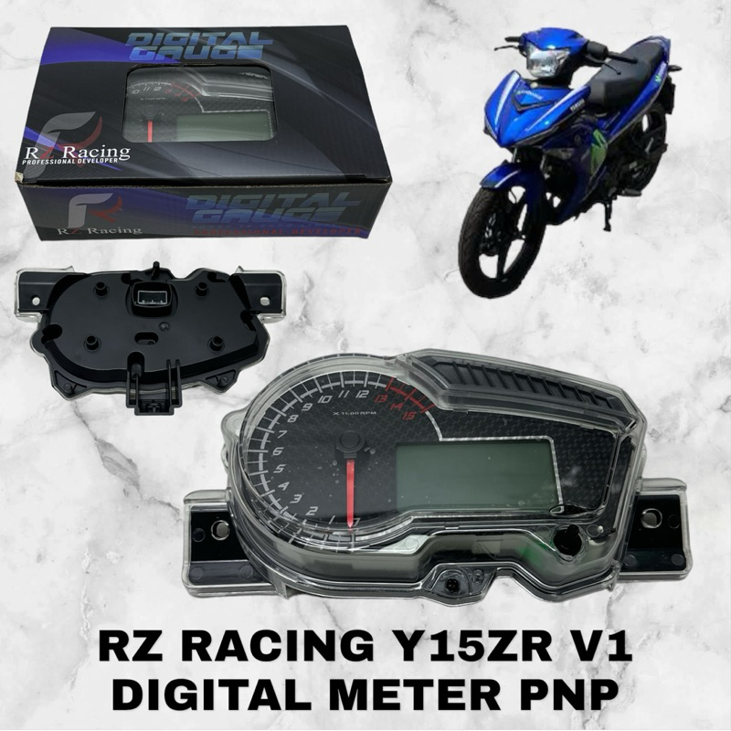 Y15ZR V1 DIGITAL METER RZ RACING PAKAI STD ECU | Shopee Malaysia