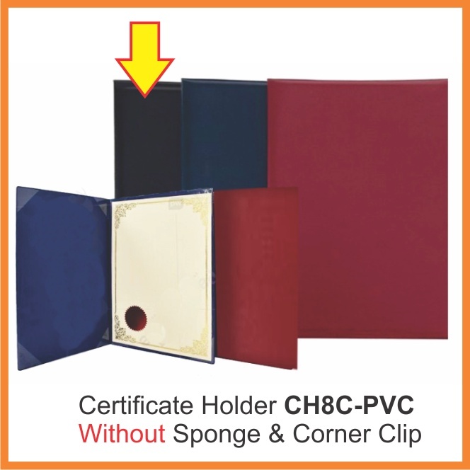 [ 50PCS ] + PRINTING A4 Certificate Holder Hard Cover with Gold Border ...