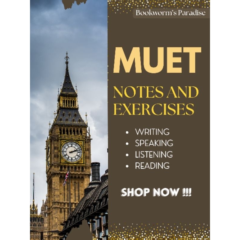[SOFTCOPY/PDF] MUET NOTES AND EXERCISES | STPM/PRE UNIVERSITY| LATEST ...