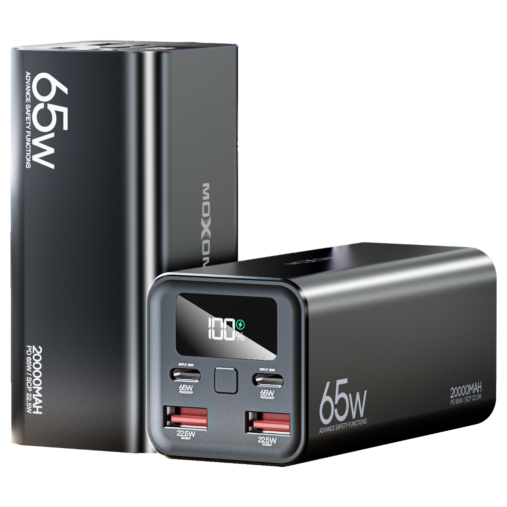 Moxom MX-PB72 PD65W 20000mAh LCD Power Bank PD 65W QC SCP 22.5W Super ...