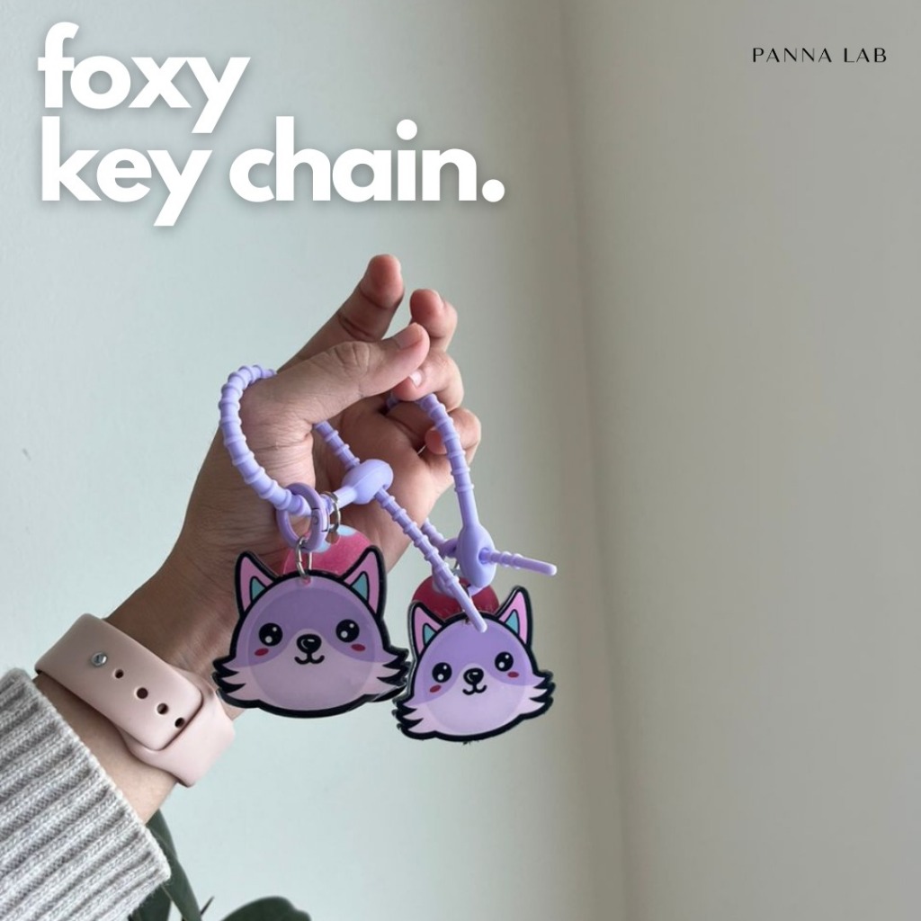 PANNA LAB CUTIES MIRROR KEYCHAIN (BABY FOXY) | Shopee Malaysia