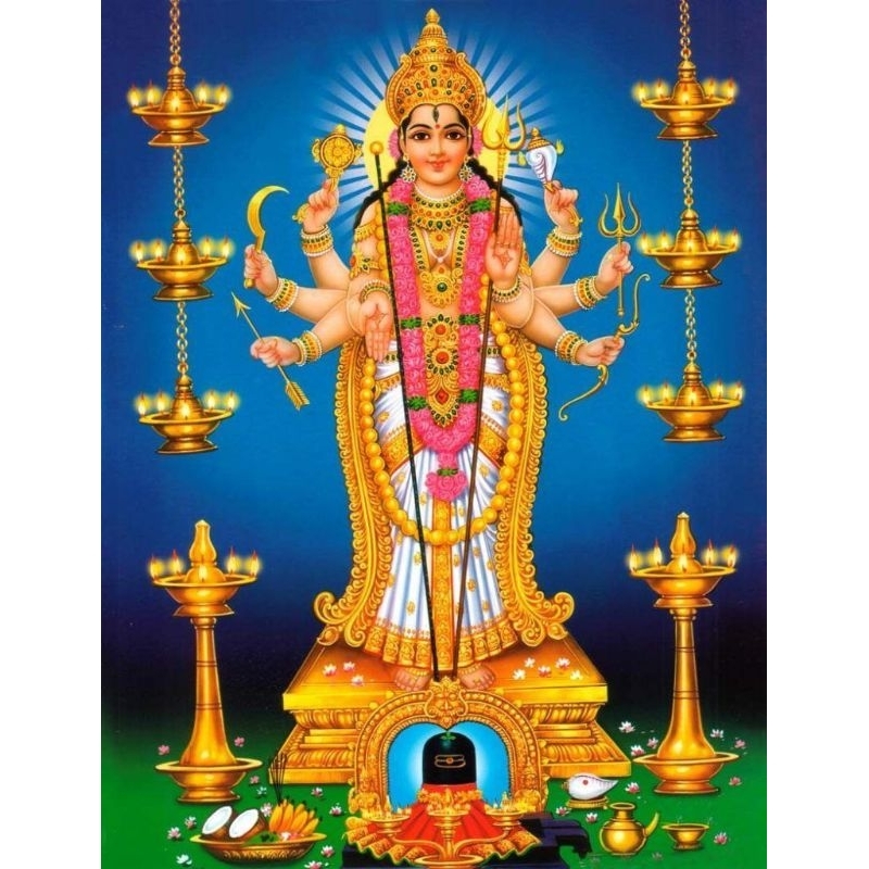Shri Badrakali Amman - A4 size photo print | Shopee Malaysia