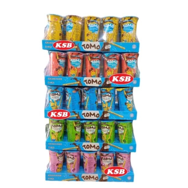 【40g x 10 cups】Tomo Crunchy Stick Double Chocolate/Chocolate&Vanilla ...