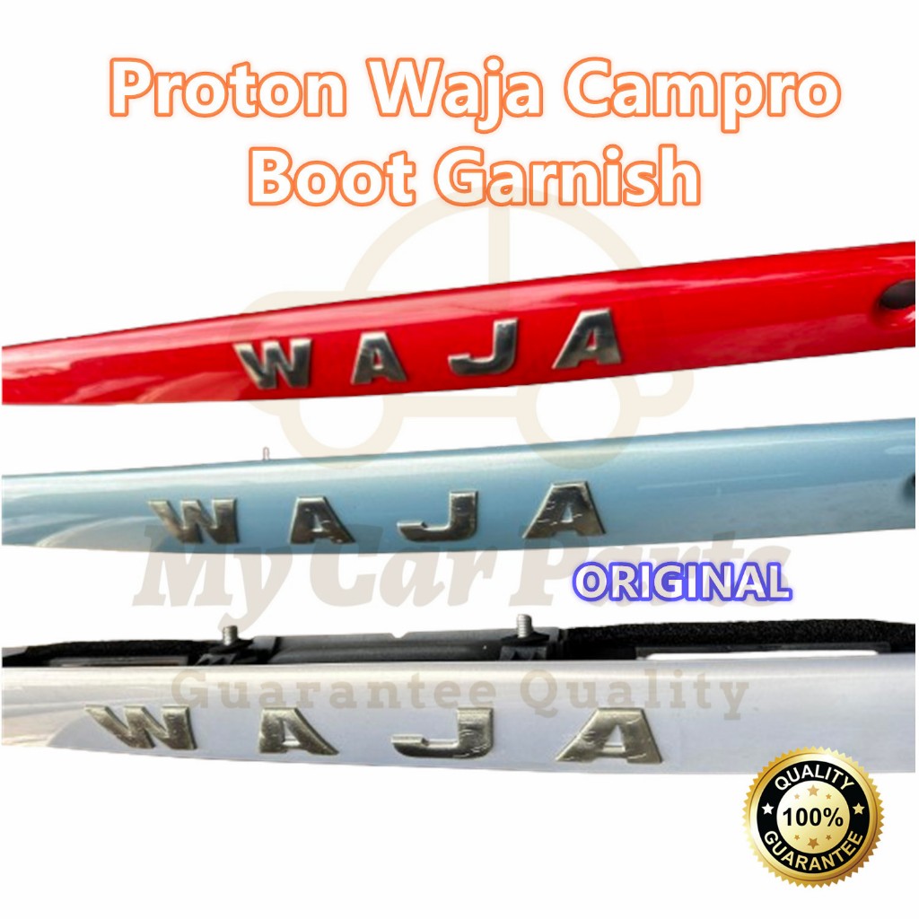 100% BARU !!! Proton Waja Campro Boot Garnish (Bonnet Belakang) With ...
