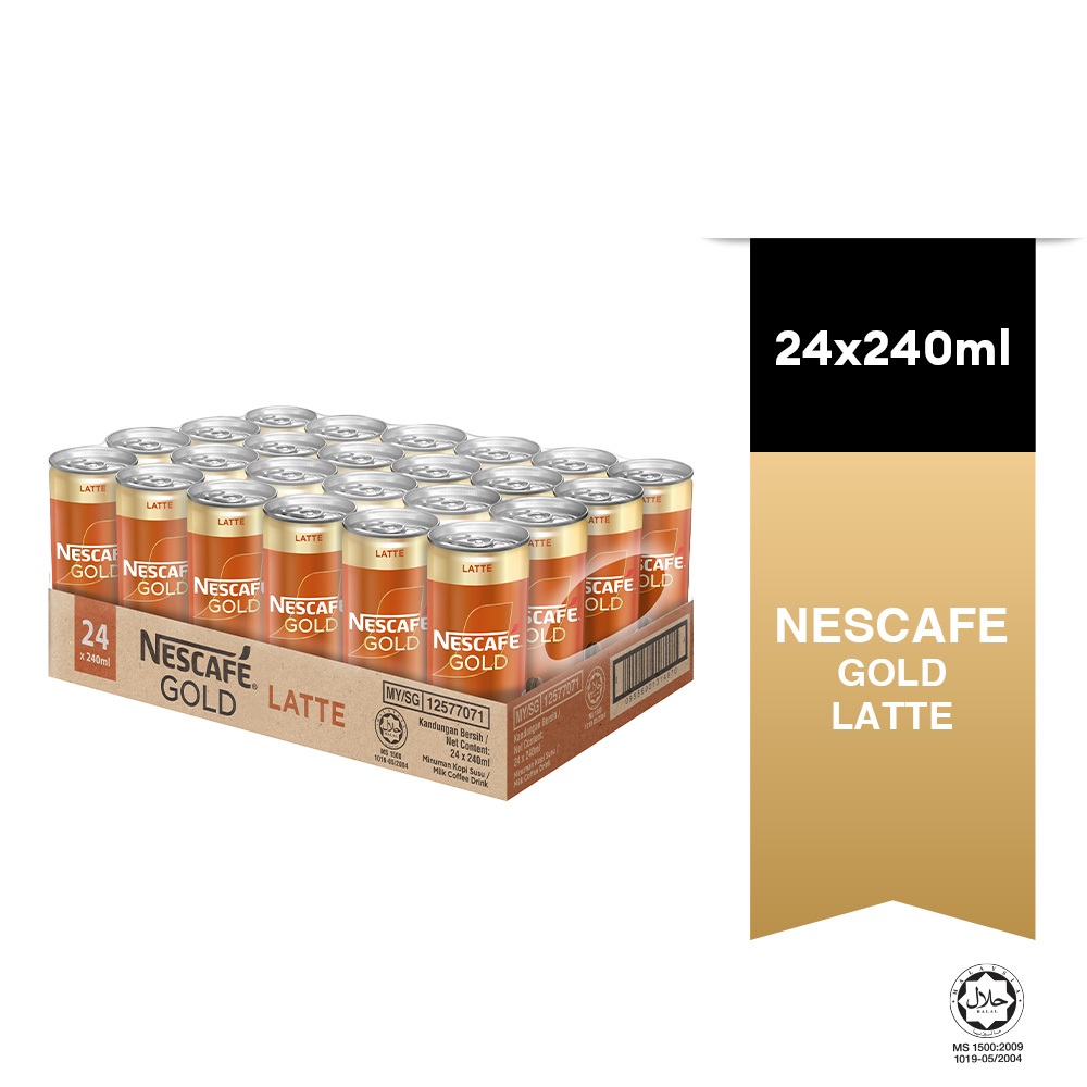NESCAFE Gold Latte Can 240ml (Carton) | Shopee Malaysia
