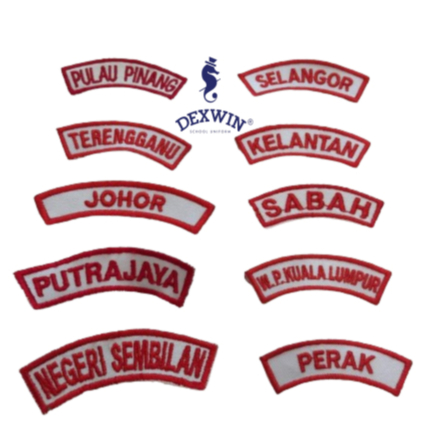 [ACCESORIES SAHAJA]Lencana Negeri Persatuan Bulan Sabit Merah ...