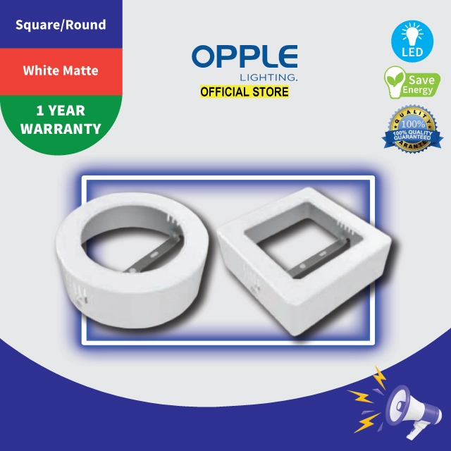 OPPLE LED Surface Mounted Casing (100cm/150cm/200cm) Round/Square - 1 ...