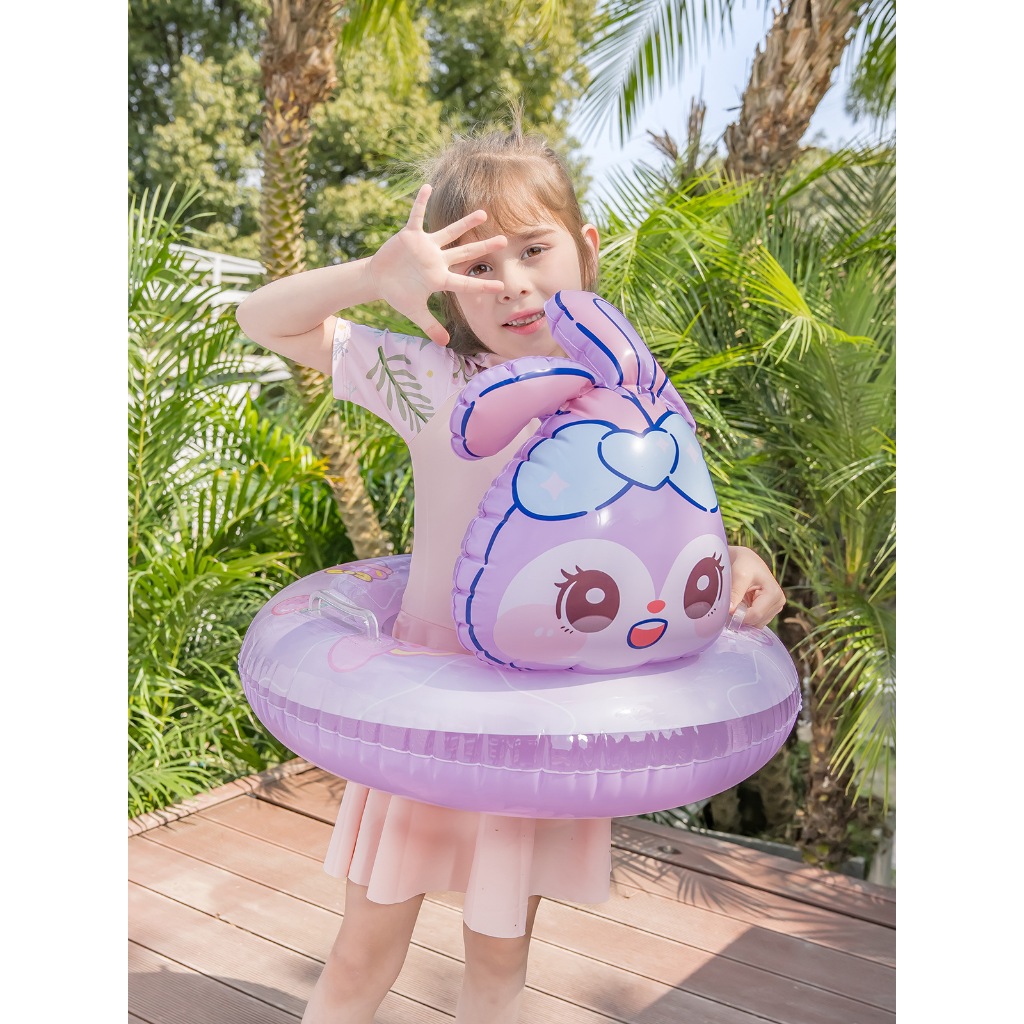 Cartoon Float Kuromi Floating Seat & Handle Baby Ring pool Swim ...