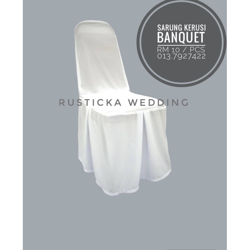 Sarung Kerusi Banquet Wedding Chair Cover Banquet Hall Canopy Hotel ...