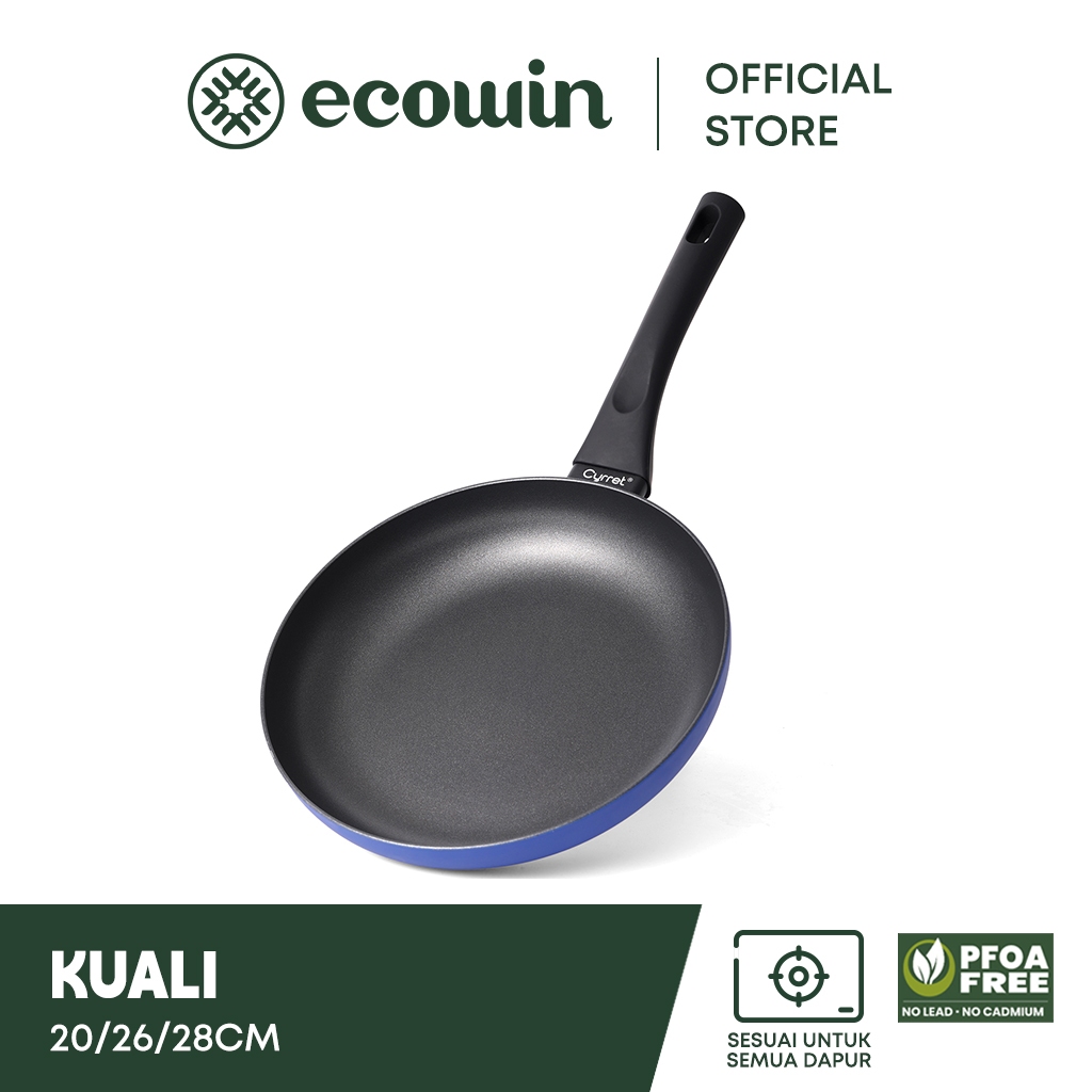 Ecowin Cookware Non-Stick Pan (20sm/26sm) Kuali Tidak Melekat Alat Memasak Pfoa Percuma | Shopee ...