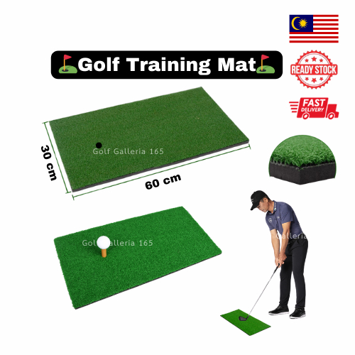 READYSTOCK Golf Grass Hitting Practice Mat 30x60cm Indoor Practice ...