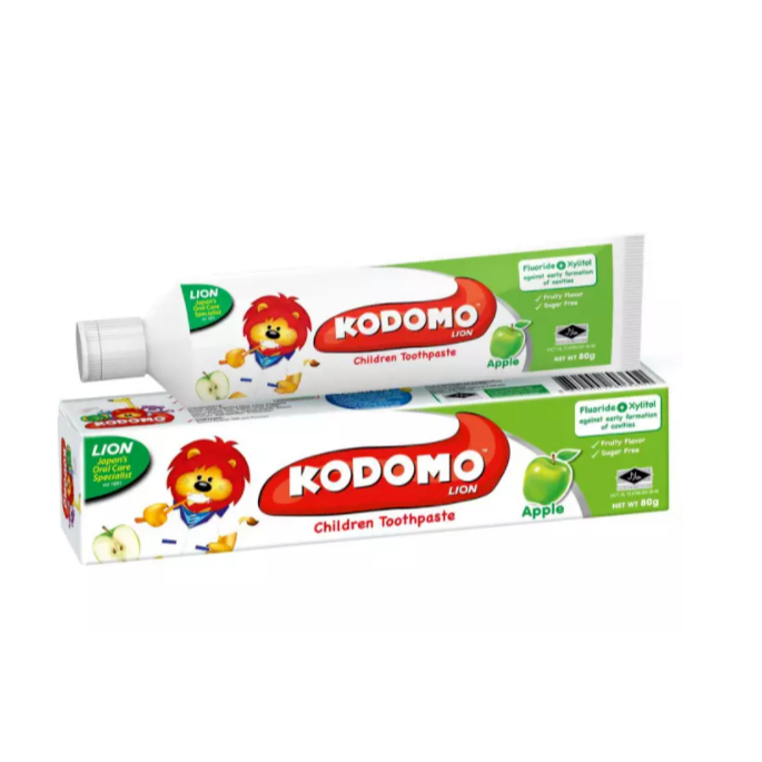 Kodomo Lion Children's Toothpaste Series 40G - Apple | Shopee Malaysia
