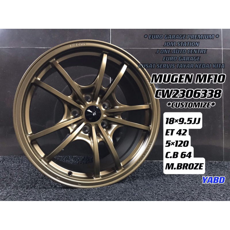 MUGEN MF10 CUSTOMIZE 18INC CIVIC FK8 TYPE R | Shopee Malaysia