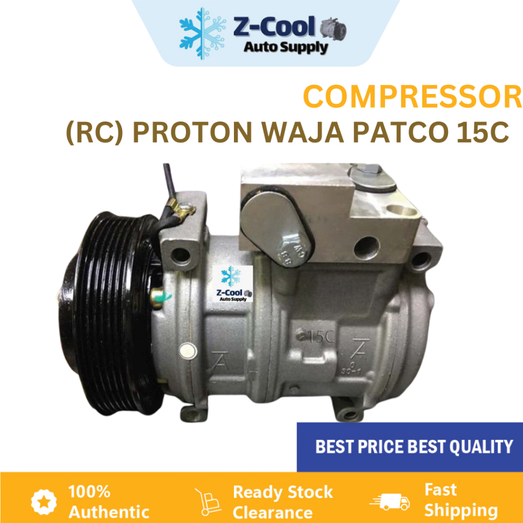 Aircond Compressor *15C* Proton Waja Patco System Modified to Denso ...