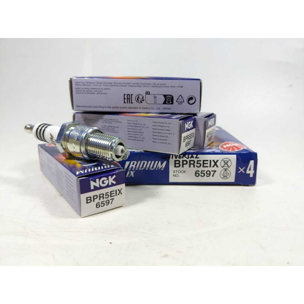 NGK IRIDIUM IX BPR5EIX 6597 SPARK PLUG PROTON SAGA 8V 12V WIRA 1.3 1.5 ...