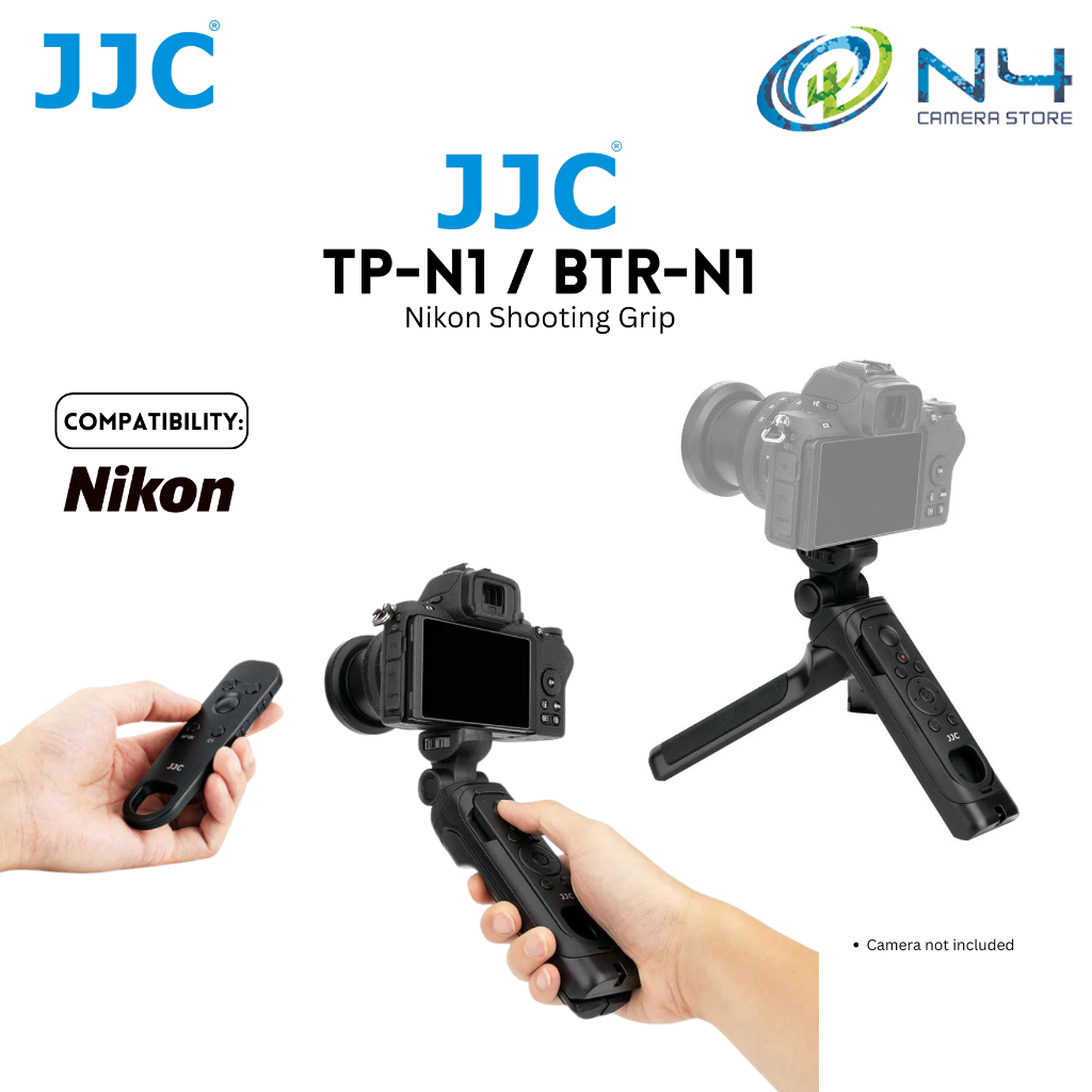 JJC TP-N1 / BTR-N1 Shooting Grip with a detachable wireless remote for Nikon Z FC,Z50 etc ...