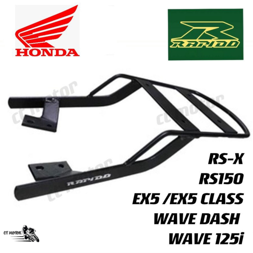 CT MOTOR RAPIDO Monorack V RACK Motorcycle HONDA EX5 WAVE DASH RSX ...