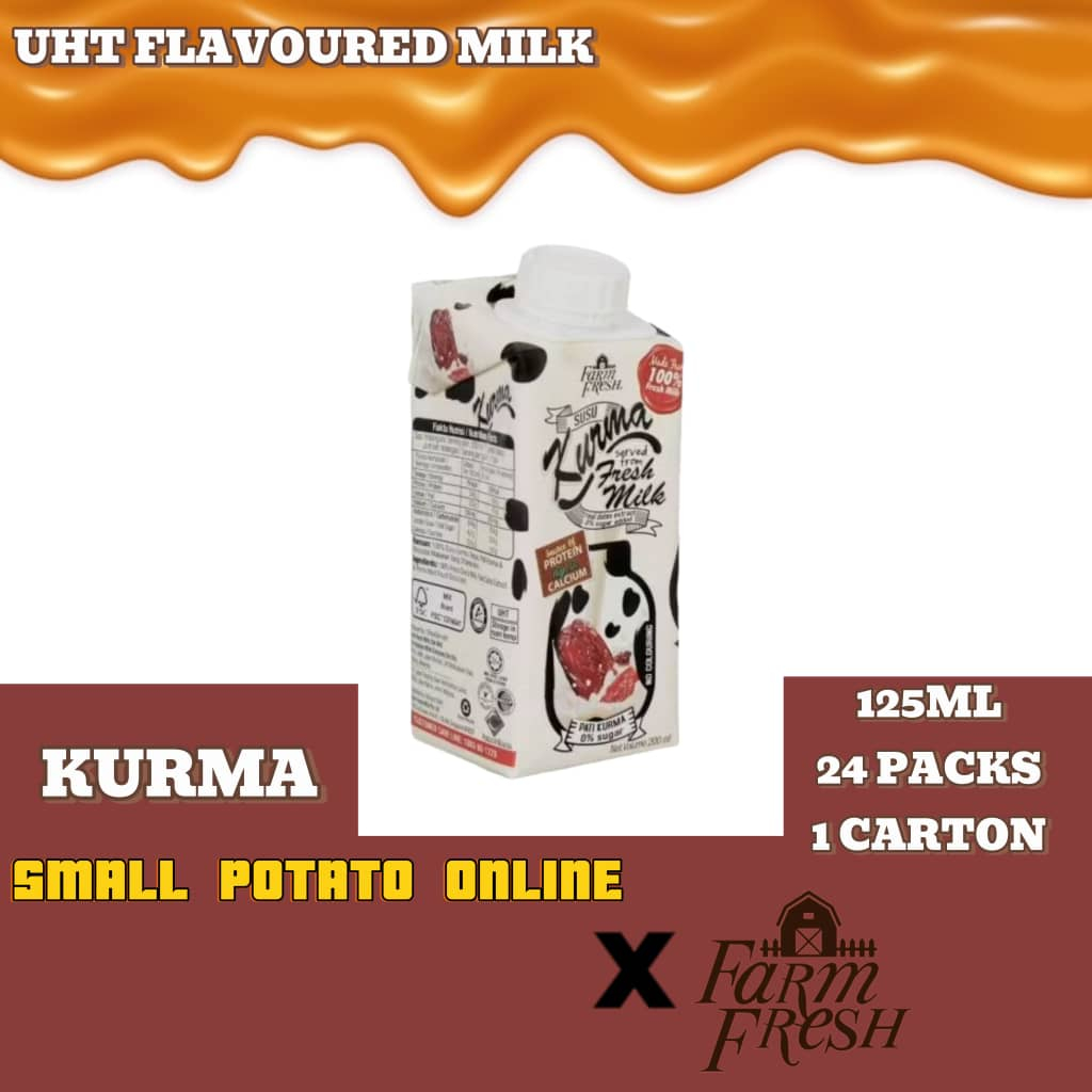 FARM FRESH UHT KURMA MILK(200MLx24PACKS) | Shopee Malaysia