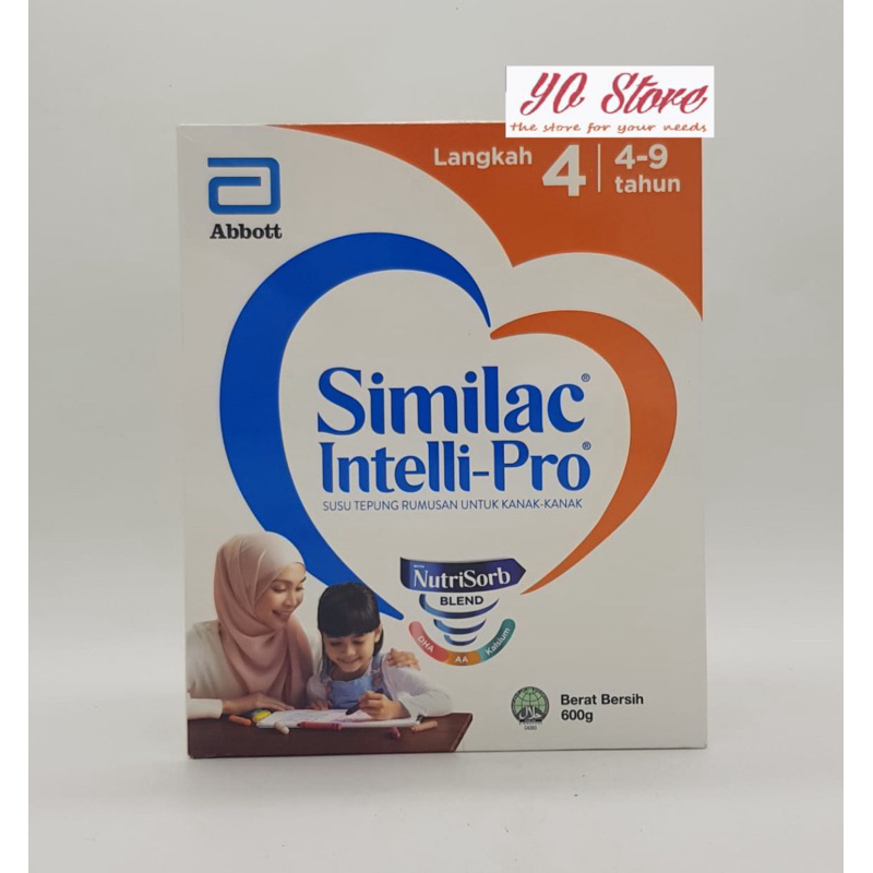 Abbott Similac Intelli-Pro Step 4 (4-9 years) 600g/ 1.2kg | Shopee Malaysia