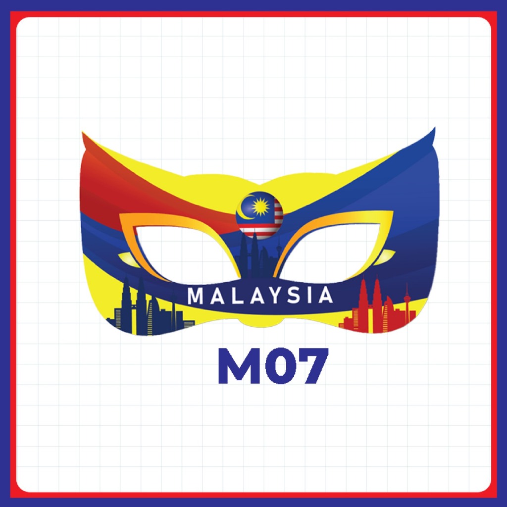 TOPENG / MASK PROP MERDEKA, SAMBUTAN HARI KEMERDEKAAN 2024 | Shopee ...