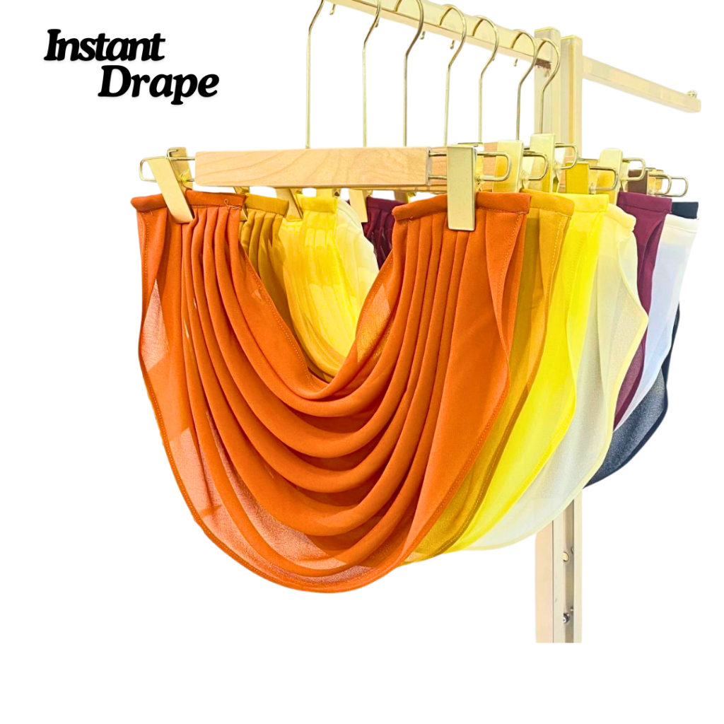 INSTANT DRAPE HIJAB SET NIKAH/ TUNANG/ SANDING Feseyn Muslimah by Allin ...