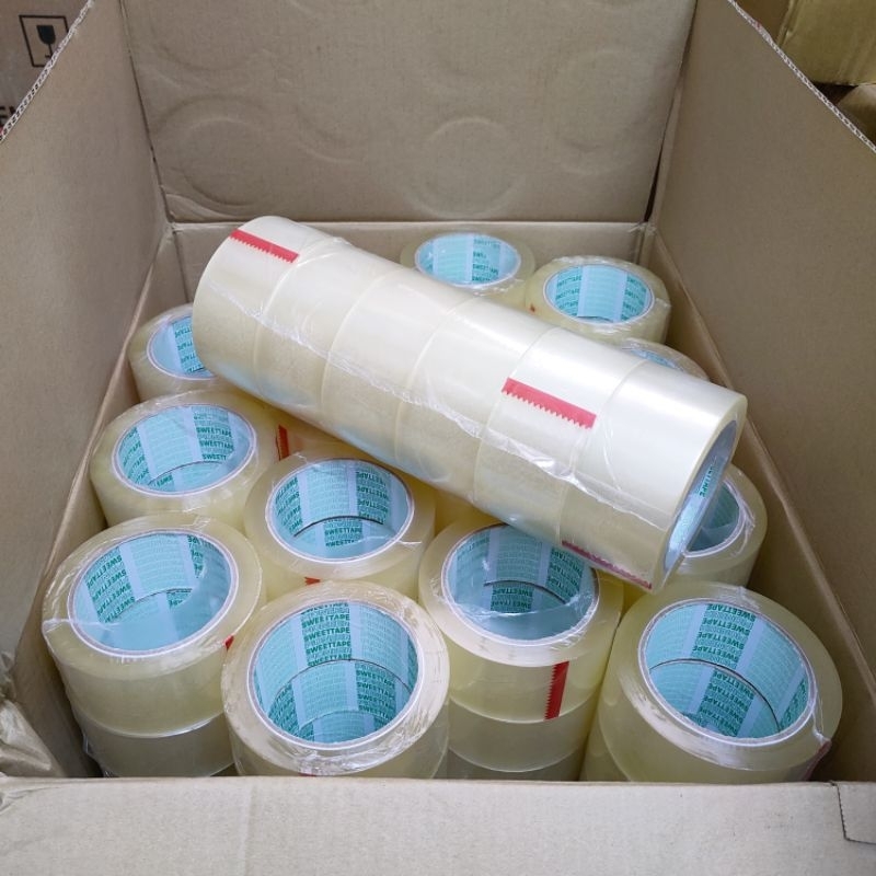 6PCS SweetTape / Apollo OPP Transparent Clear Tape 48MM x 90Yards (6 ...