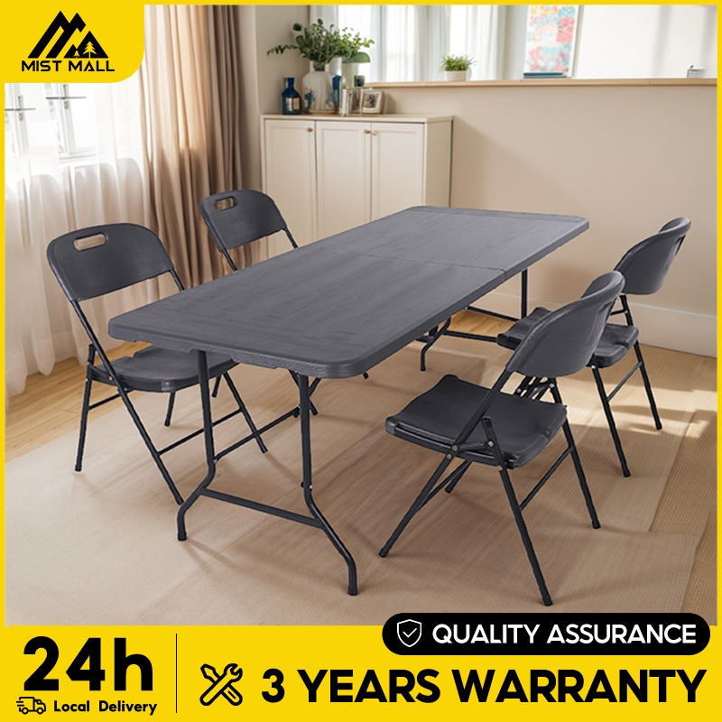 6FT Foldable Banquet Table Event / Catering / Hall / Buffet Folding ...