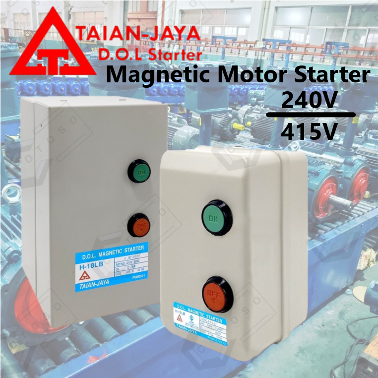 TAIAN JAYA DOL Magnetic Starter 240V-415V ~1HP 2HP 3HP 5HP 7.5HP 10HP ...