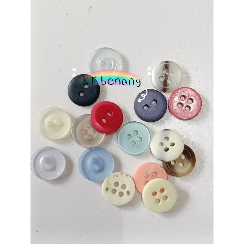 100pcs -Butang Kemeja/Butang Kecil (11mm)Button Blouse | Shopee Malaysia