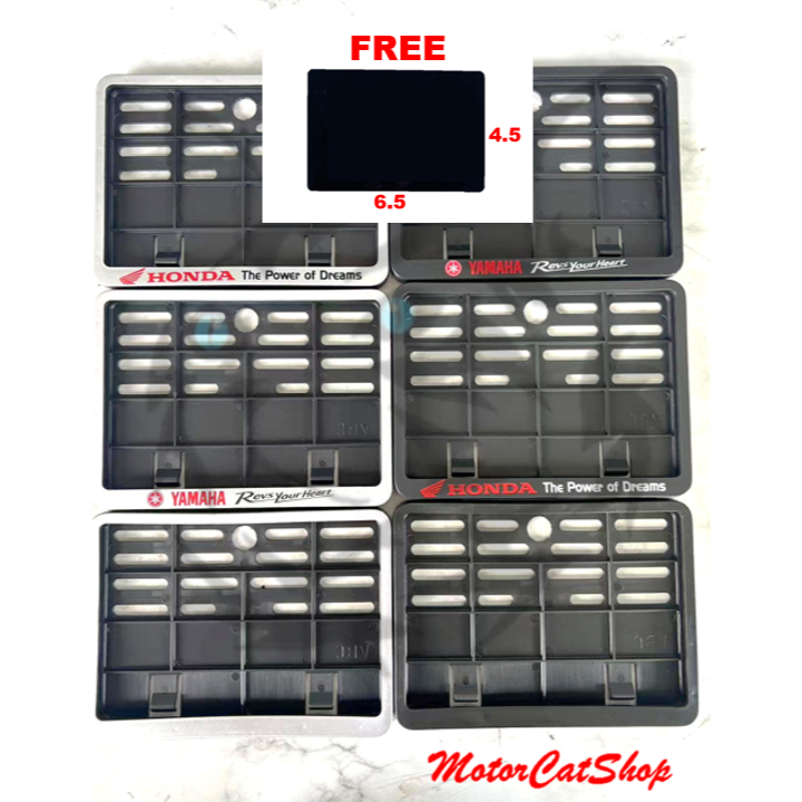 Plate Frame Motorcycle Casing Nobor Plate Cover Yamaha Honda Free Papan ...