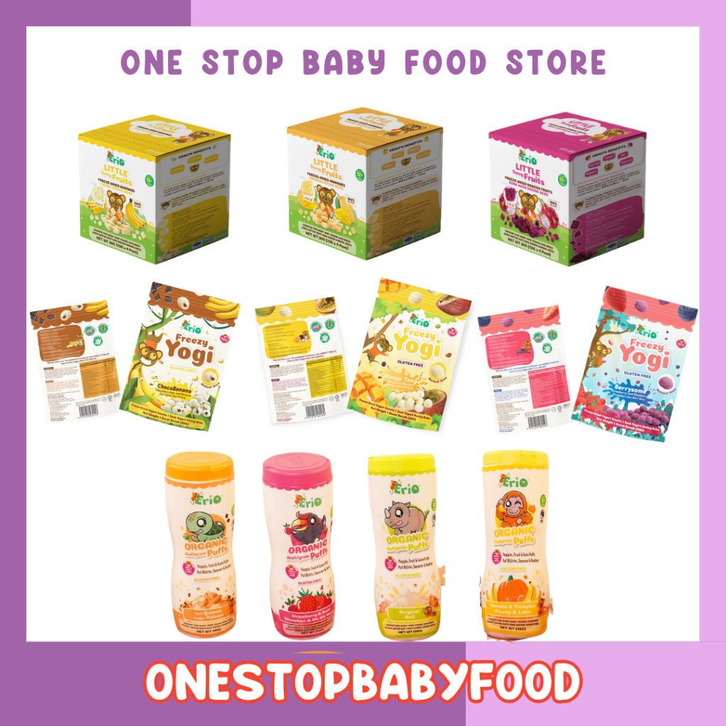 ERIO BABY FOOD - PUFF/FREEZE-DRIED FRUITS | Shopee Malaysia