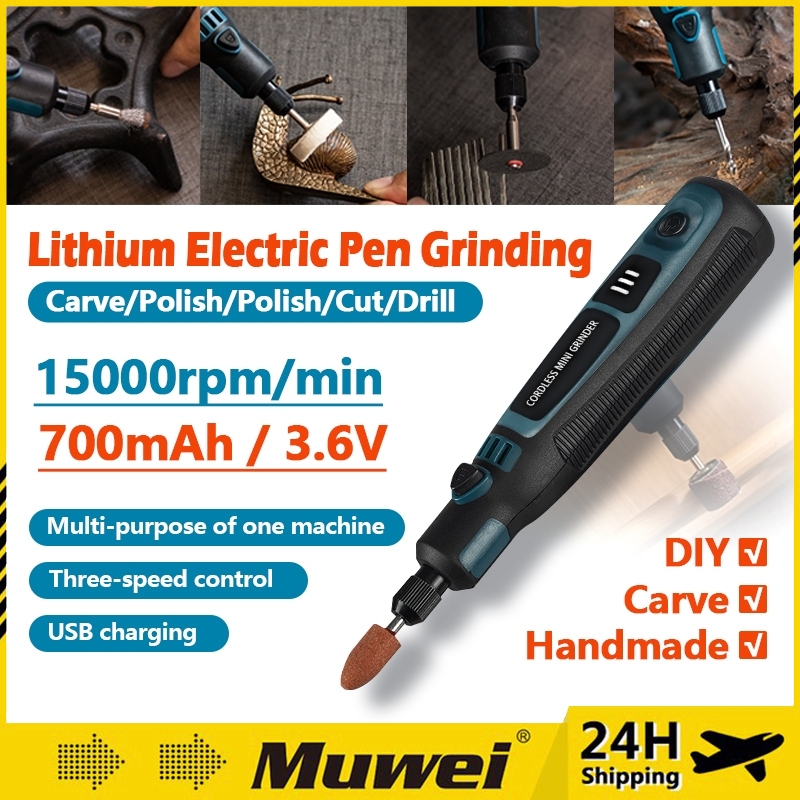 Mini Cordless Drill Power Tools Electric 3.6V Drill Grinder Grinding ...