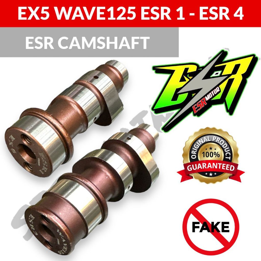 ORIGINAL ESR MOTOR EX5 WAVE100 WAVE125 W100 W125 RACING CAMSHAFT LIGHT ...