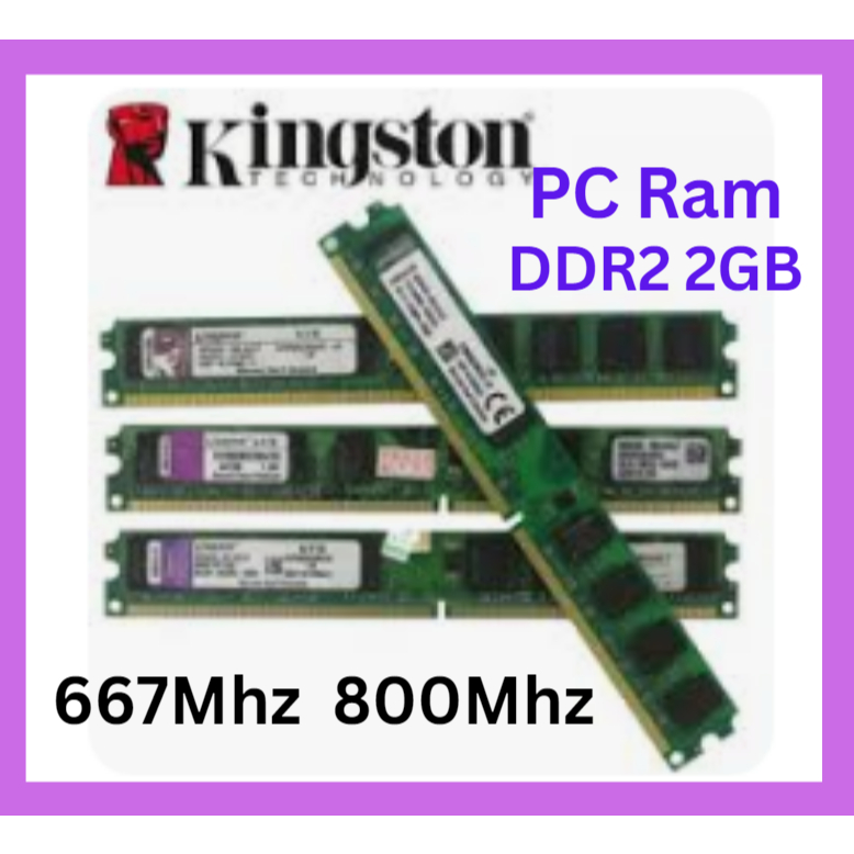 Desktop / PC Ram DDR2 2GB 800Mhz, 667Mhz | Shopee Malaysia