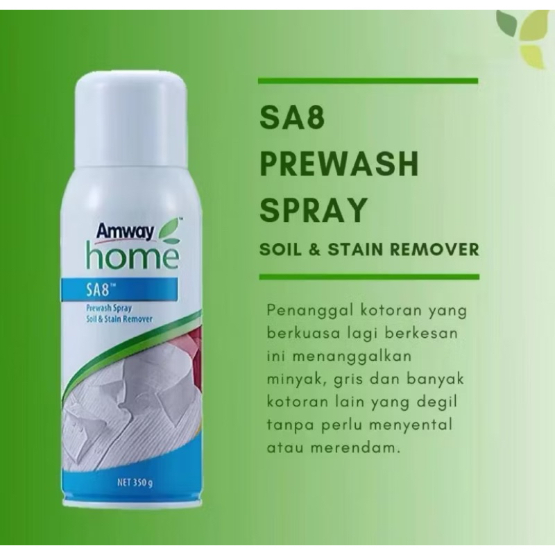 🔥READY STOCK🔥 Amway SA8 PreWash Spray Soil Stain Remover 350g ...